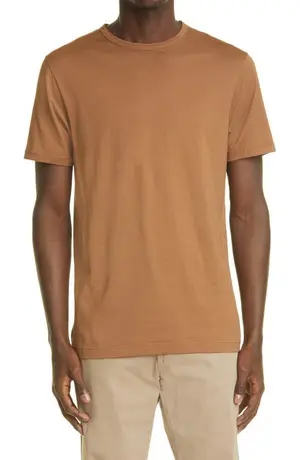 Sunspel Crewneck T-shirt Mushroom
