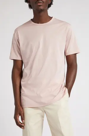 Sunspel Crewneck T-shirt Shell Pink
