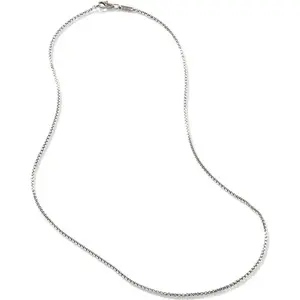 John Hardy Box Chain Necklace - Silver