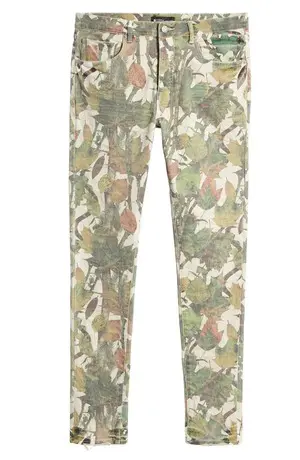 PURPLE BRAND Washed Camo Tan Snake