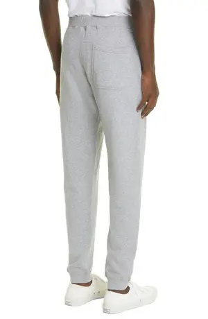 Sunspel French Terry Jogger Sweatpants - Grey Melange