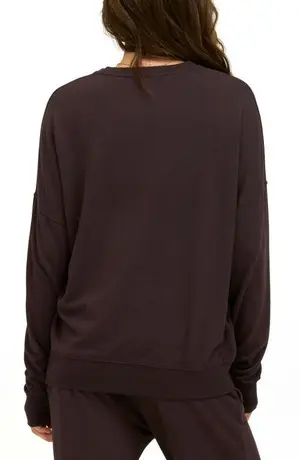 THREADS 4 THOUGHT Cathy Boyfriend Fleece Sweatshirt - Cocoa