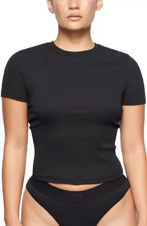 Skims Ribbed T-shirts For Women