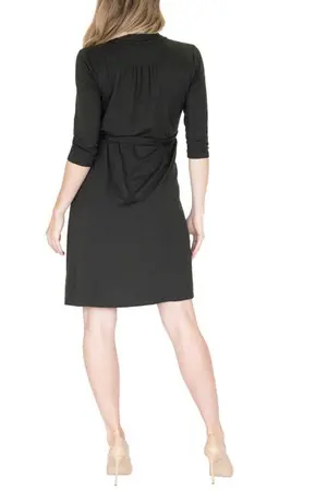 ANGEL MATERNITY Wrap Dress - Khaki