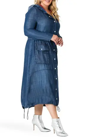 STANDARDS & PRACTICES Nova Tencel® Hooded Maxi Dress