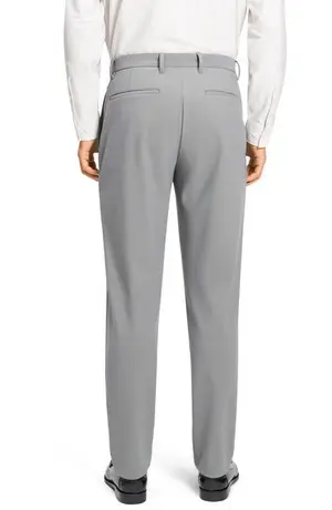 Theory Curtis Pintuck Precision Trousers - Soft Grey