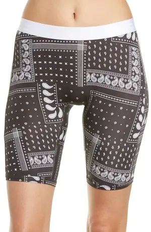 TOMBOYX Stretch Modal 9-inch Boxer Briefs Gray Bandana Patchwork