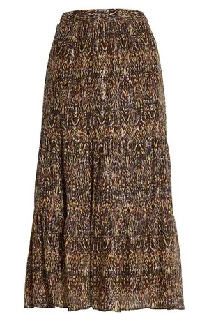 Ba&sh Gellio Metallic Midi Skirt
