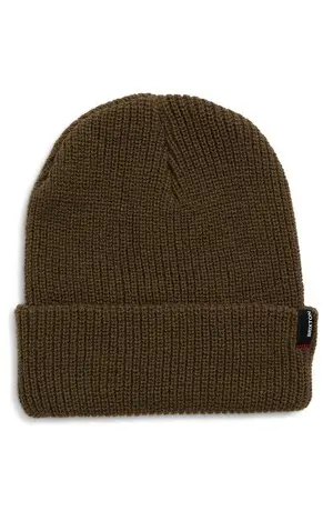 Brixton Heist Beanie - Dark Olive