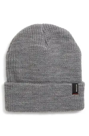 Brixton Heist Beanie - Light Heather Grey