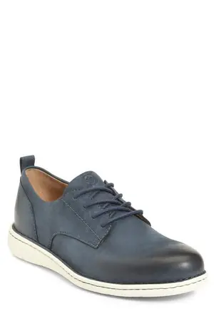 BØRN Todd Plain Toe Derby - Navy Nubuck