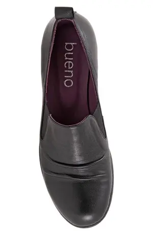 BUENO Wendy Leather Loafer - Black