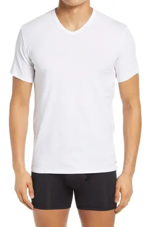 Calvin Klein 3-pack Stretch Cotton V-neck T-shirts