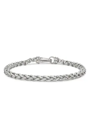 David Yurman Sterling Wheat Chain Bracelet - Silver
