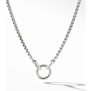David Yurman Sterling Charm Necklace