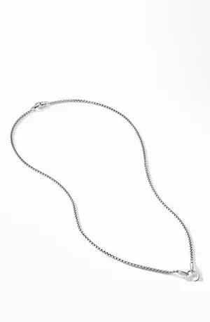 David Yurman Sterling Charm Necklace