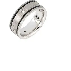Bony Levy 18k Gold And Diamond Band - White Gold
