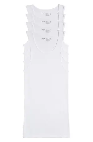 Nordstrom 4-pack Supima® Cotton Athletic Tanks
