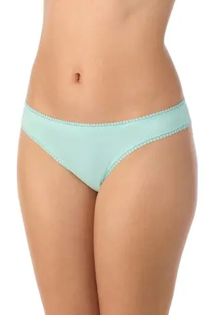 ON GOSSAMER Cabana Stretch Cotton Bikini Frosted Mint