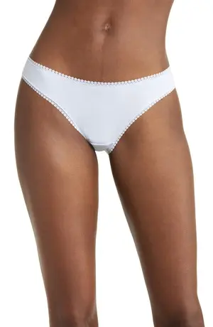 ON GOSSAMER Cabana Stretch Cotton Bikini Light Breeze