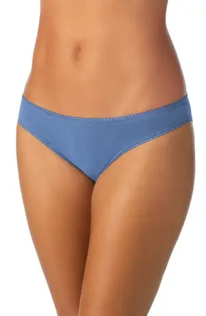 ON GOSSAMER Cabana Stretch Cotton Bikini Riverside