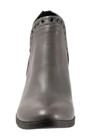 BUENO Cora Block Heel Bootie - Ash
