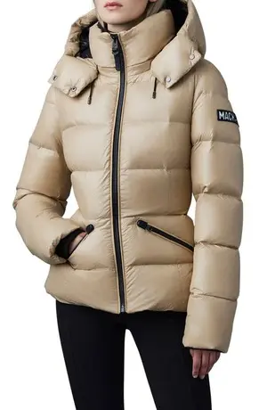 Mackage Mackage Madalyn Down Puffer Jacket Light Camel