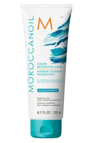 MOROCCANOIL Color Depositing Mask Temporary Color Deep Conditioning Treatment Aqua