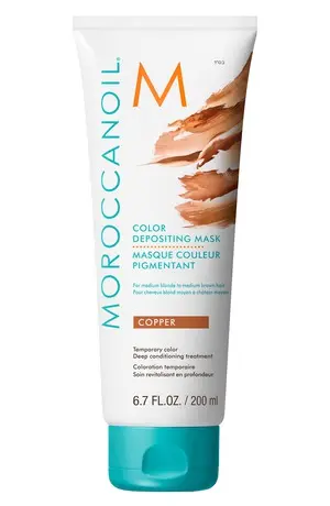 MOROCCANOIL Color Depositing Mask Temporary Color Deep Conditioning Treatment Copper