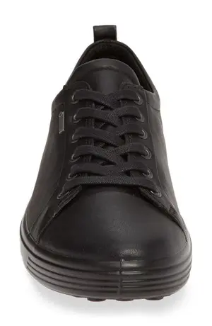 Ecco Soft 7 Gore-tex® Waterproof Sneaker - Black Leather