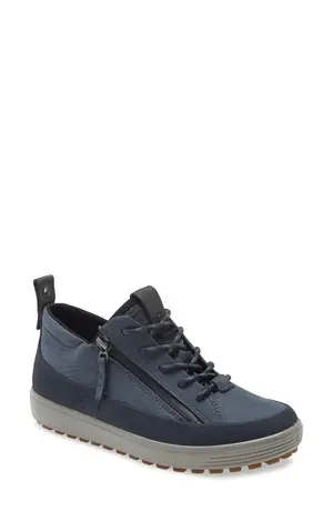 Ecco Soft 7 Gore-tex® Waterproof Sneaker - Marine Fabric