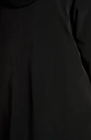 Gallery Hooded Raincoat With Removable Liner - Black