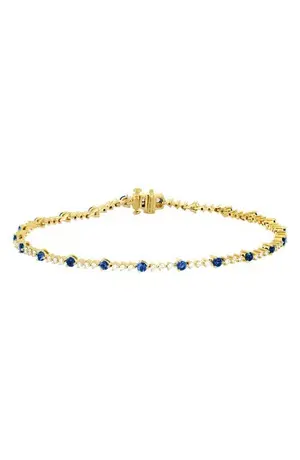 Bony Levy El Mar Diamond And Gemstone Tennis Bracelet
