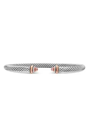 David Yurman Classic Cable Cuff Bracelet - Morganite