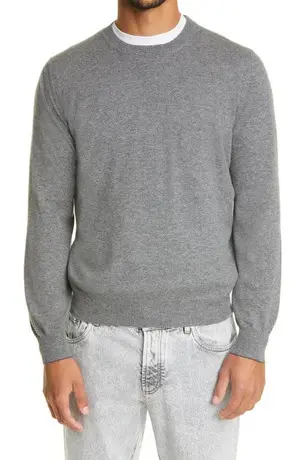 Brunello Cucinelli Cashmere Crewneck Sweater - Grey
