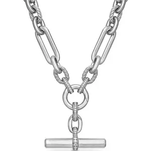 David Yurman Lexington Diamond Chain Necklace - Diamond/silver