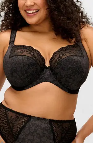 Elomi Lucie Underwire Plunge Bra - Black