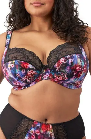 Elomi Lucie Full Figure Underwire Plunge Bra - Cheblm