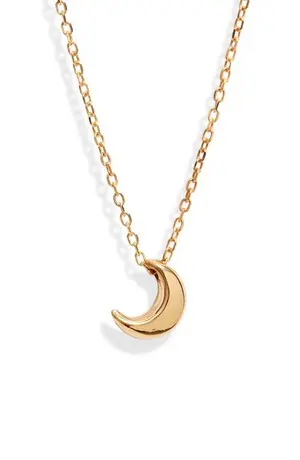 Bony Levy 14k Gold Moon Pendant Necklace