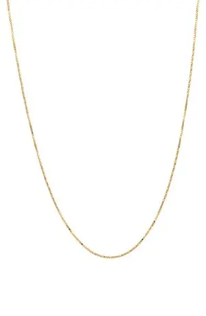 Bony Levy 14k Gold Flat Rolo Chain Necklace