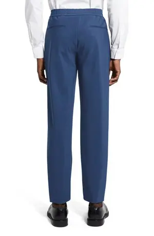 Theory Mayer Precision Ponte Knit Trousers - Dp Atlntc