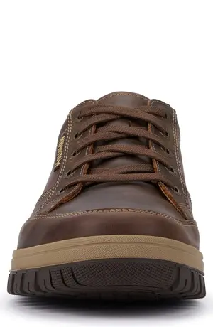Mephisto Paco Waterproof Walking Sneaker - Tobacco Leather
