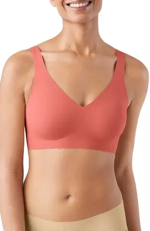 TRUE & CO True Body Boost V-neck Bra Desert Rose