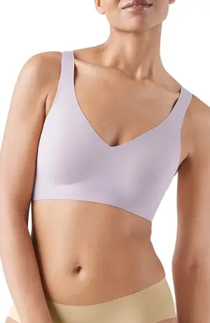 TRUE & CO True Body Boost V-neck Bra Lilac Mist