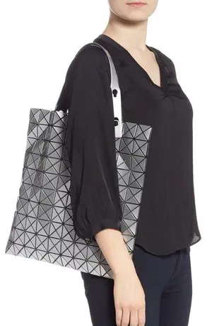 Issey Miyake Prism Tote - Silver