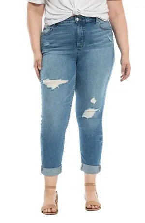 Slink Raw Edge Hem Jeans For Women