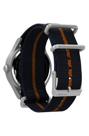 Timex® Expedition Sierra Strap Watch - Silver/ White/ Blue