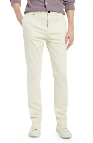HIROSHI KATO Denit® Slim Fit Stretch Chino Pants - Ivory