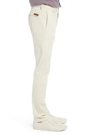 HIROSHI KATO Denit® Slim Fit Stretch Chino Pants - Ivory