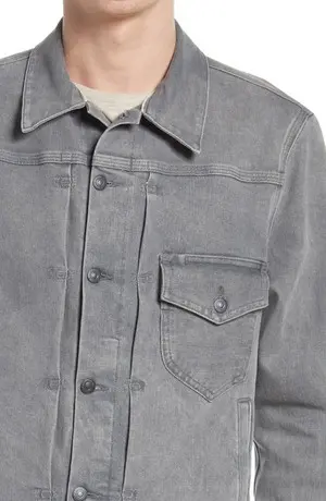 HIROSHI KATO Stretch Denim Trucker Jacket